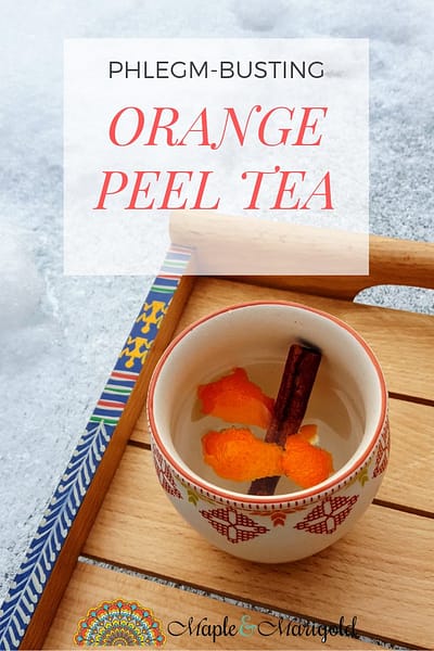 The Best Tea for a Cold | Orange Peel | Maple & Marigold